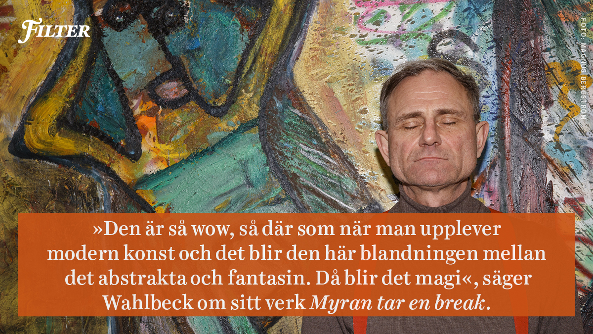 Peter Wahlbeck satsar på ny karriär: Internationellt erkänd konstnär